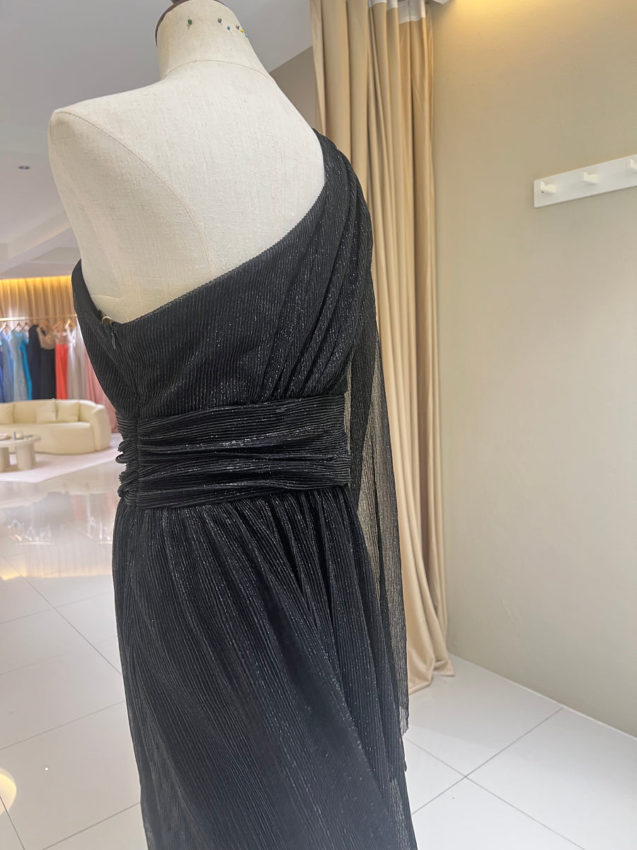 One Side Shoulder Evening Dress – AmeliaDWedding